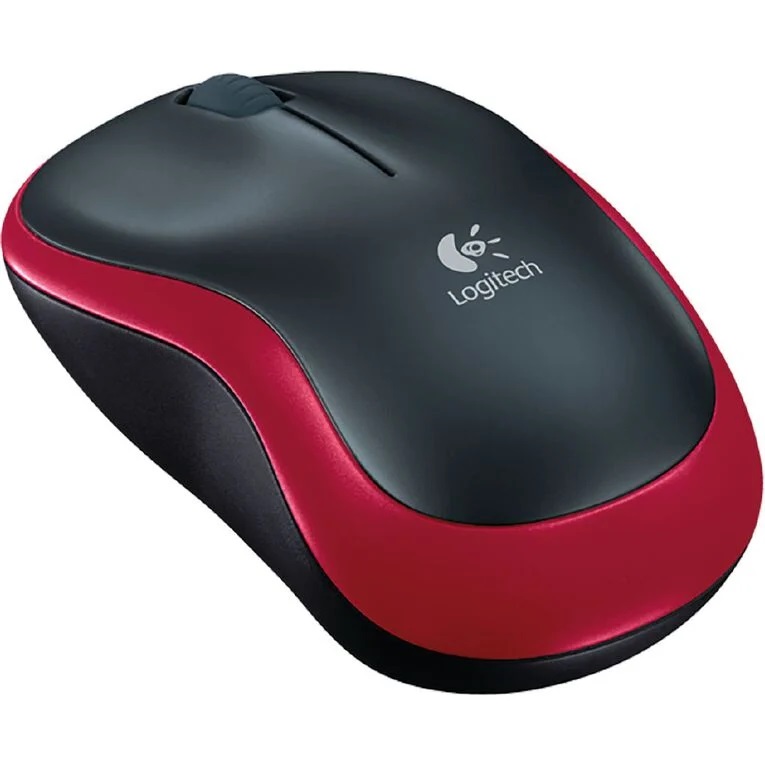 Logitech M185 Wireless Mouse - RED | VRC Online Shop